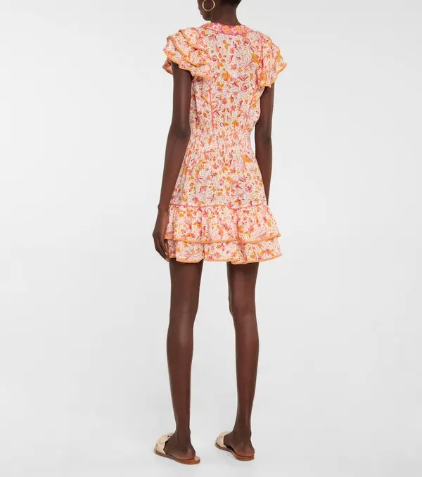 Poupette St Barth Camila Floral Minidress - Multicoloured
