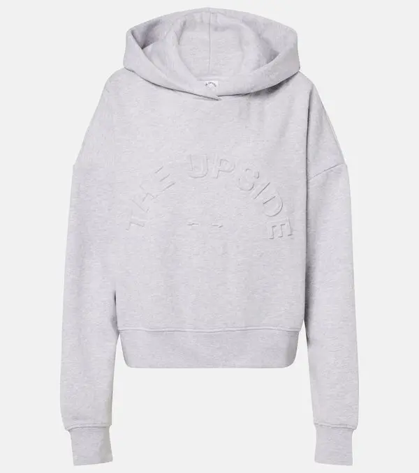 The Upside Byron Logo Cotton Jersey Hoodie