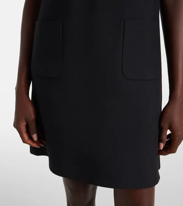Valentino Garavani Crepe Couture Bow-detail Minidress