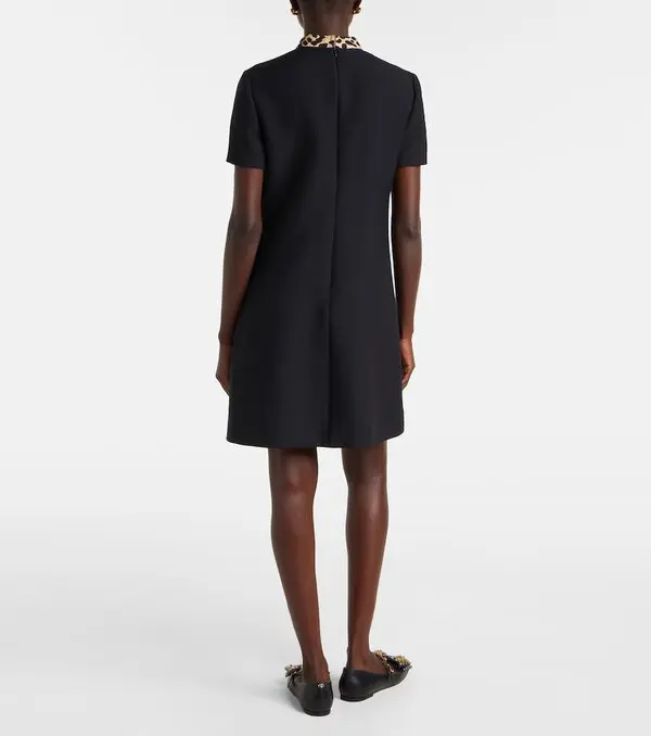 Valentino Garavani Crepe Couture Bow-detail Minidress
