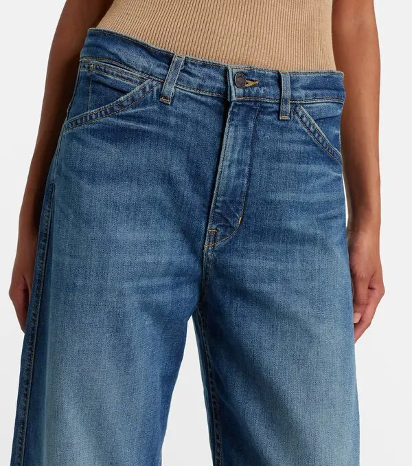 NILI LOTAN Tribeca Barrel-leg Jeans