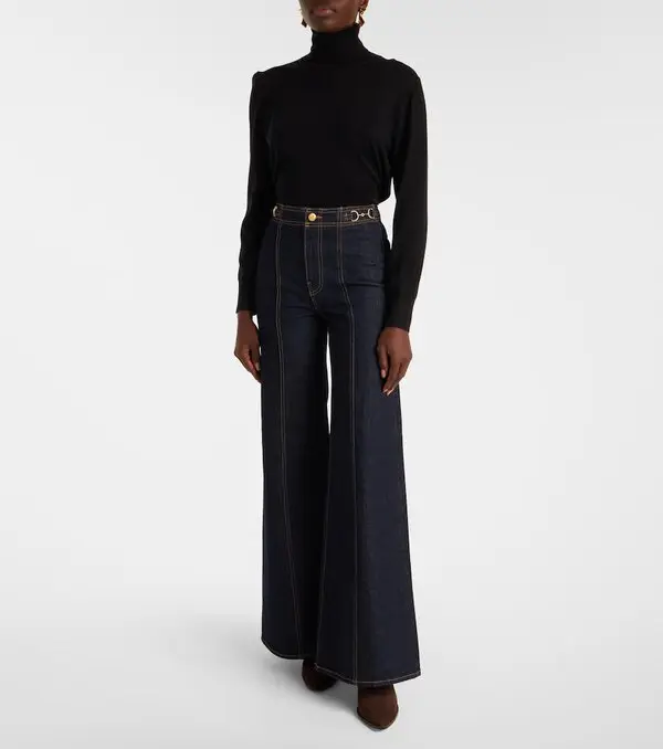 Ulla Johnson Delphine Wide-leg Jeans