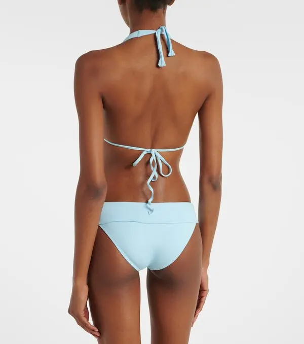 Melissa Odabash Grenada Halterneck Bikini Top - Blue