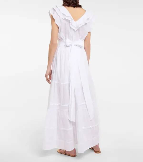 Poupette St Barth Della Cotton Midi Dress