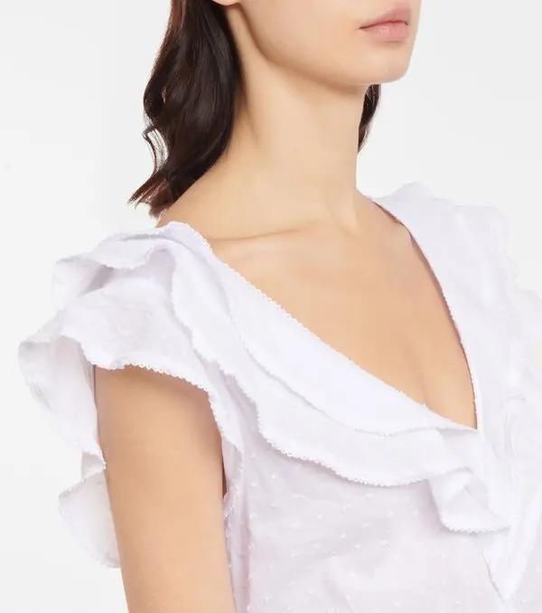 Poupette St Barth Della Cotton Midi Dress