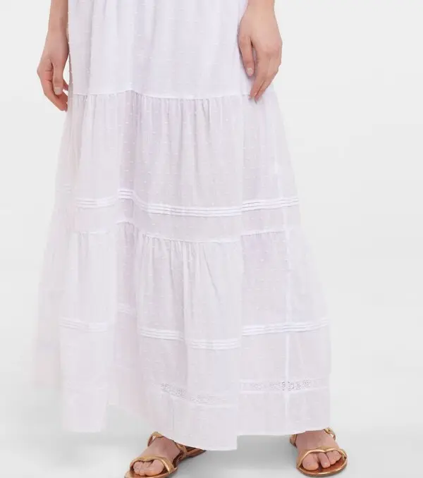 Poupette St Barth Della Cotton Midi Dress