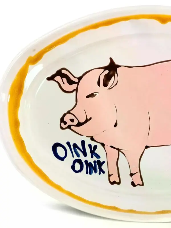 AMUSE LA BOUCHE Pig Oval Platter