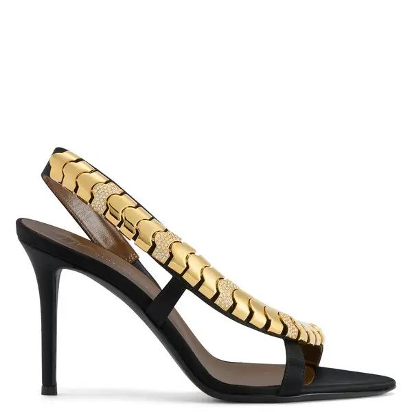 GIUSEPPE ZANOTTI Dafne 90 Sandals - Black
