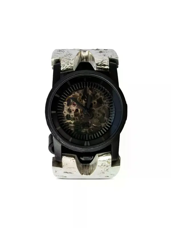 PARTS OF FOUR Fob" 42mm Automatic Watch - Silver