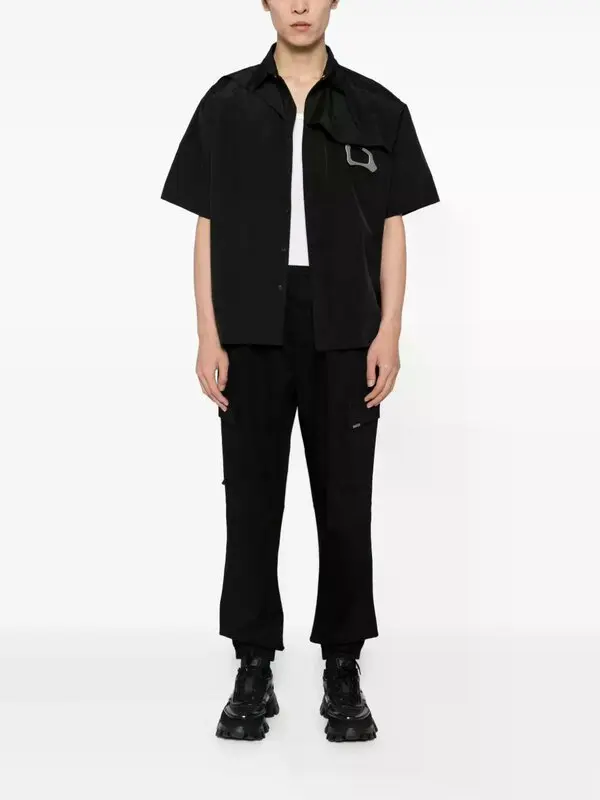 REPRESENT Cuffed Cargo Pants - Black