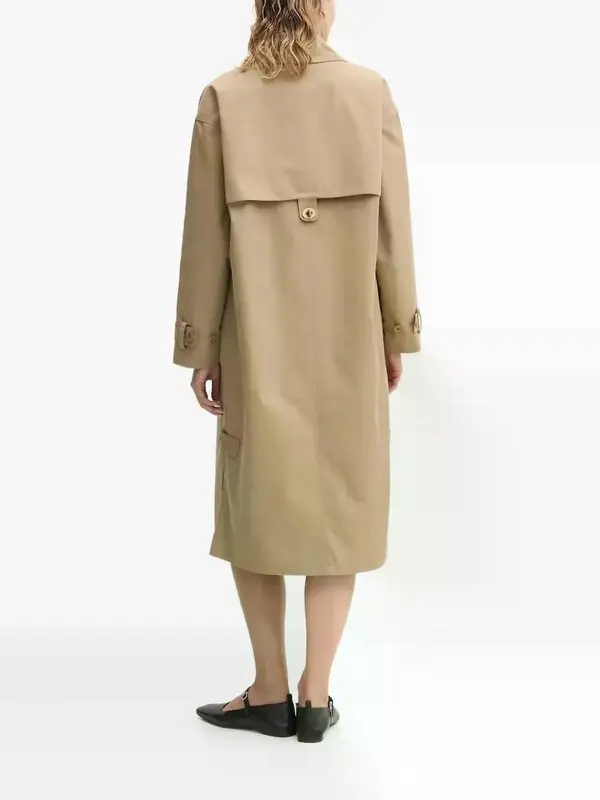 SESSUN Belted Buttoned Trench Coat