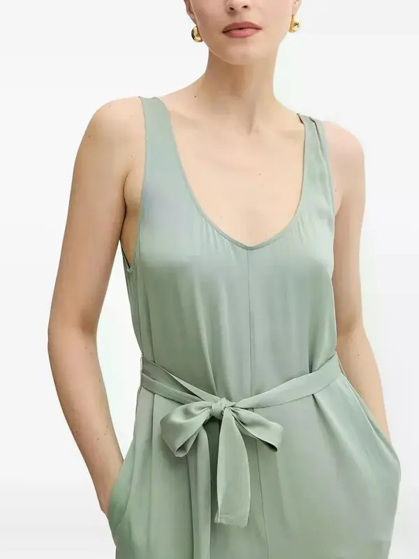 Armani Exchange Sleeveless Self-tie Jumpsuit