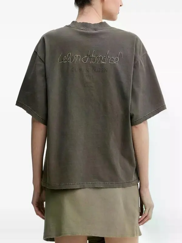 WON HUNDRED Embroidered Detail T-shirt