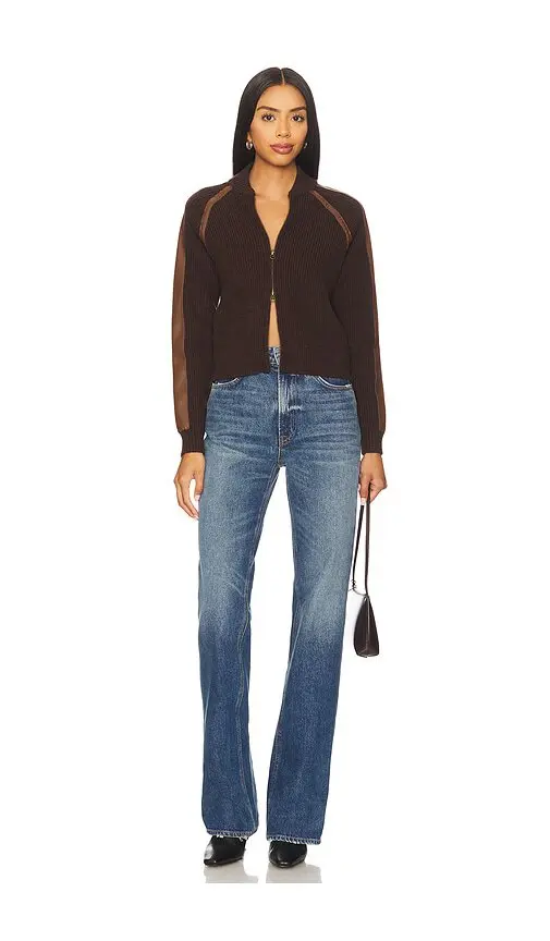 Central Park West Atlas Raglan Zip Up Jacket