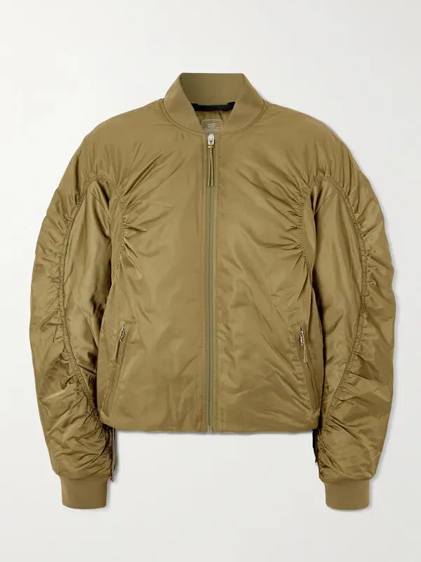On Recycled Shell Bomber Jacket - Green
