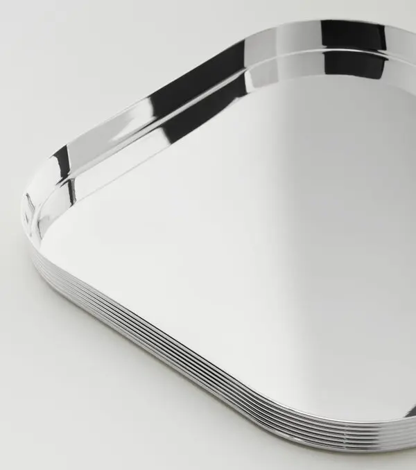 Christofle K + T -plated Tray