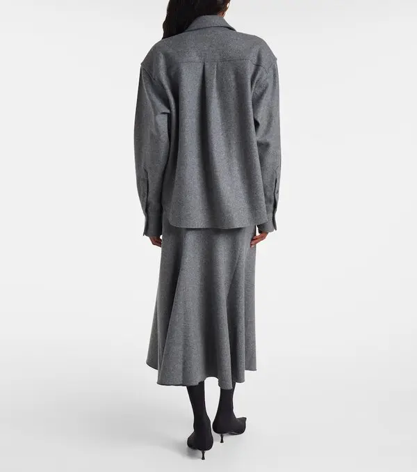 Victoria Beckham Wool And Cashmere Shirt