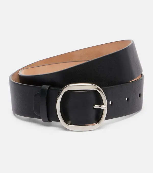 Gabriela Hearst Elster Leather Belt - Black
