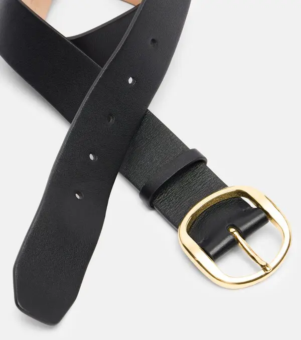 Gabriela Hearst Elster Leather Belt - Black