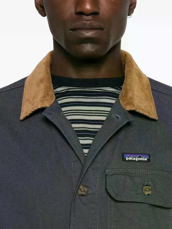 Patagonia Point Reyes Corduroy-collar Button-fastening Jacket
