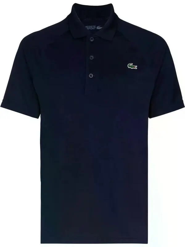 Lacoste Logo-patch Short-sleeved Polo Shirt - Blue