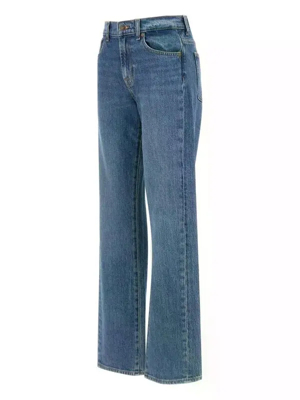 7 For All Mankind High-waisted Logo-patch Jeans