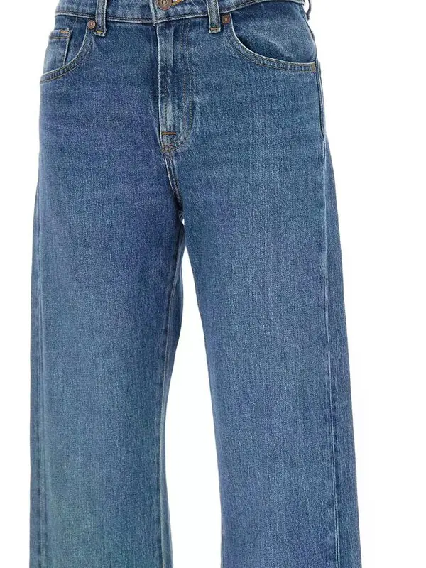 7 For All Mankind High-waisted Logo-patch Jeans