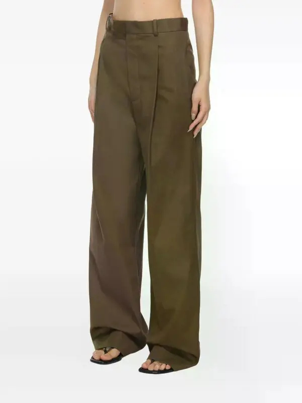 Carven Pleated Front Cotton Trousers