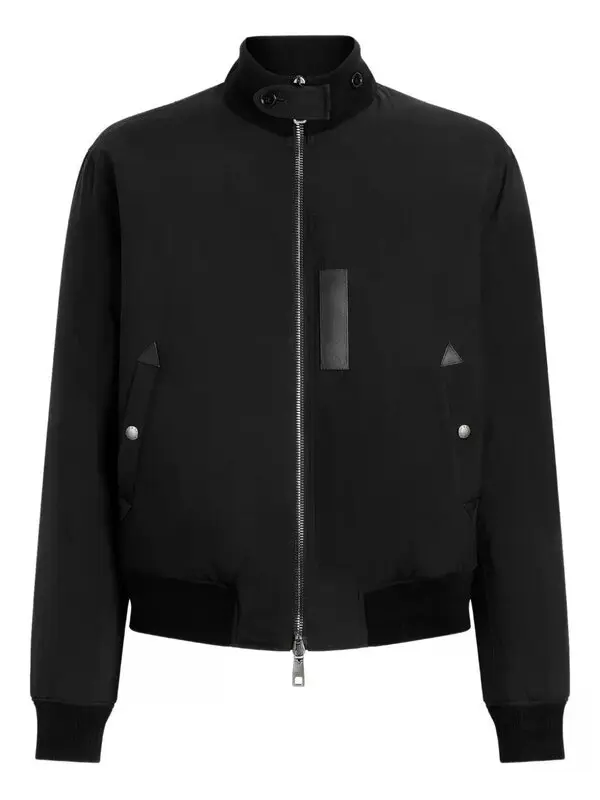Dolce & Gabbana Leather-trimmed Bomber Jacket