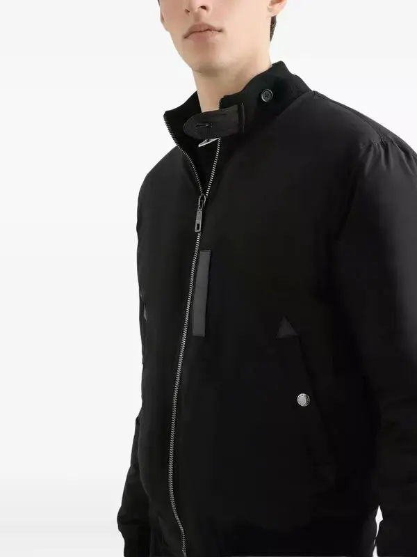 Dolce & Gabbana Leather-trimmed Bomber Jacket