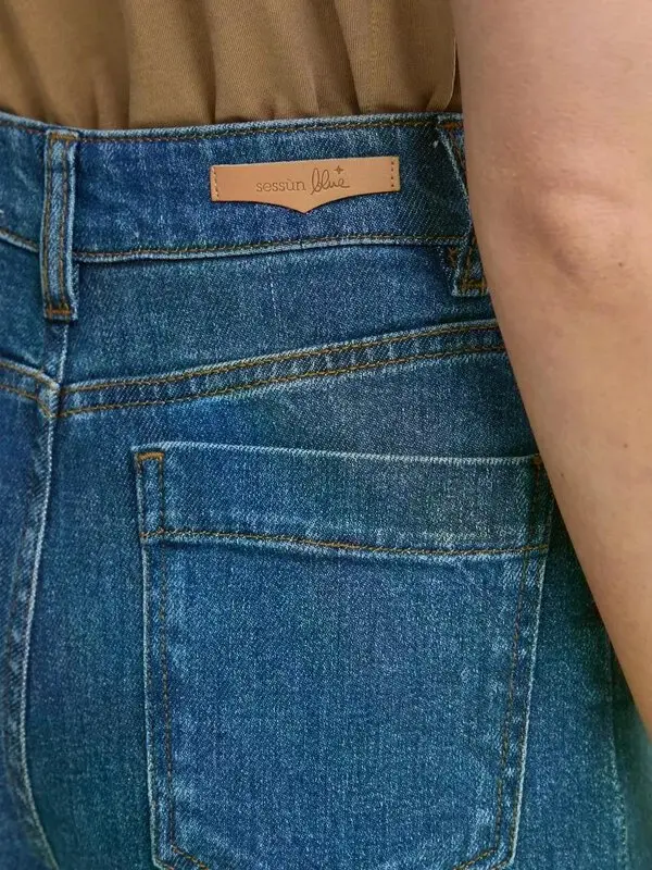 SESSUN High-waisted Wide-leg Jeans