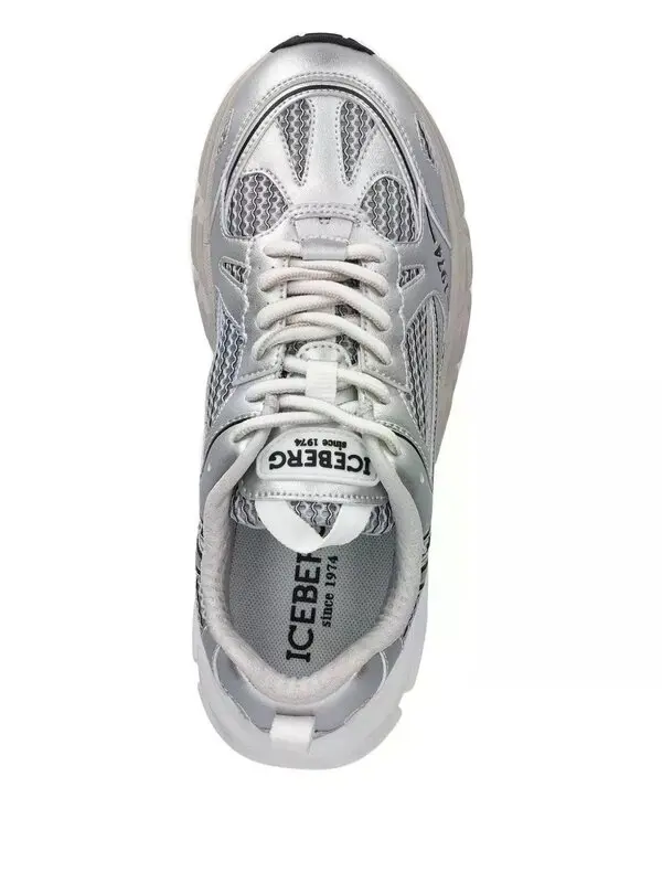 Iceberg Icb One Mesh-panelled Sneakers