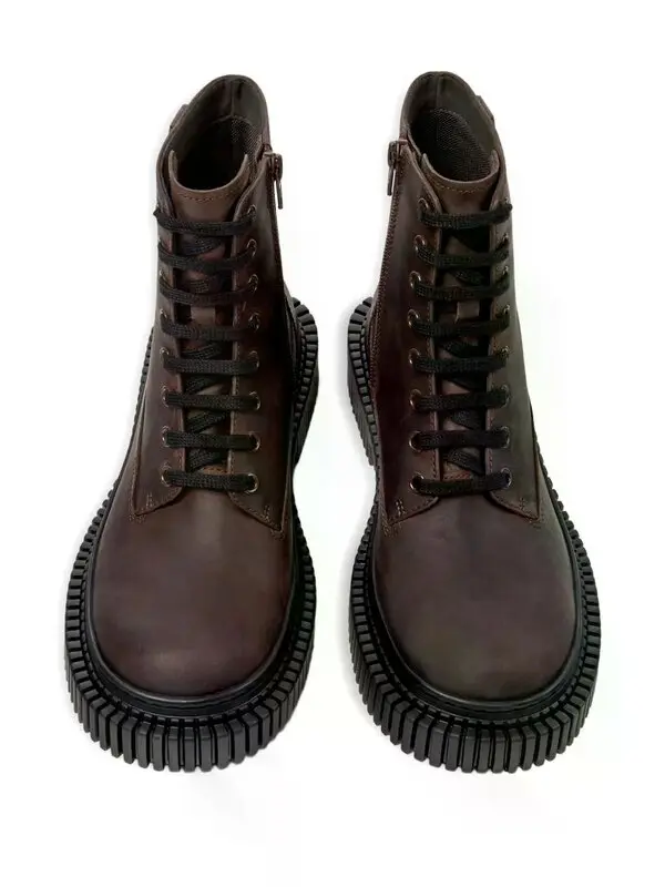 Camper Pix Berlin Lace-up Boots - Brown
