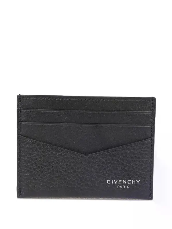 Givenchy Leather Card Holder - Black