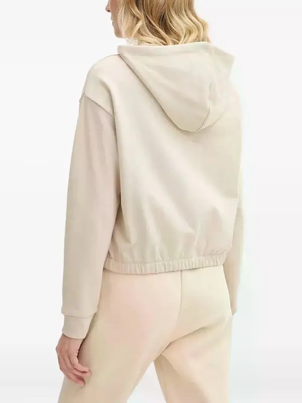 Armani Exchange Logo Plaque Drawstring Hoodie