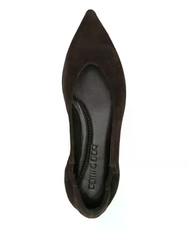 POMME D´OR Suede Pointed-toe Ballet Flats