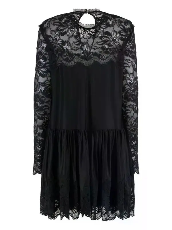 Rabanne Floral-lace Tiered Dress