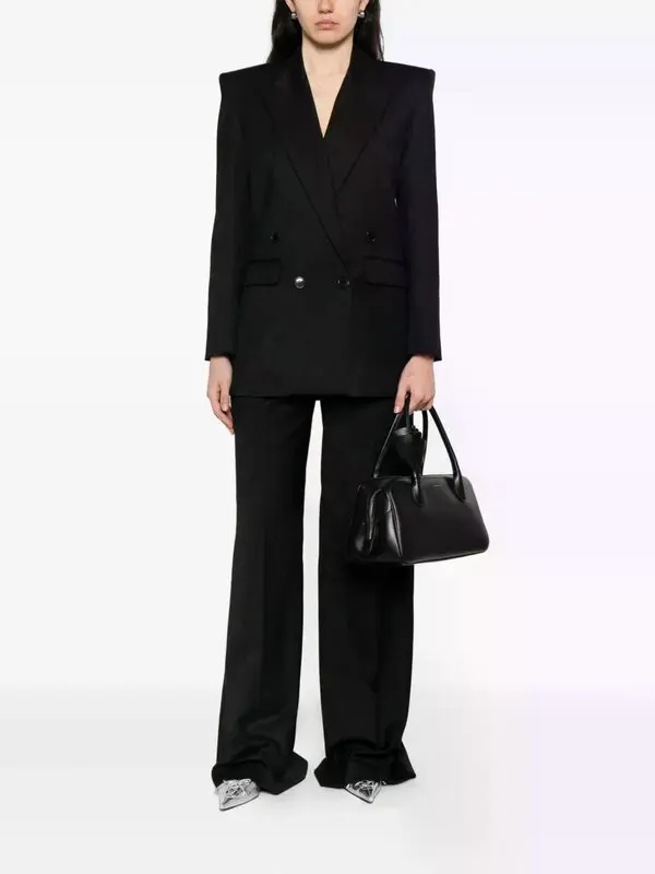 NISSA Double-breasted Textured Jacket