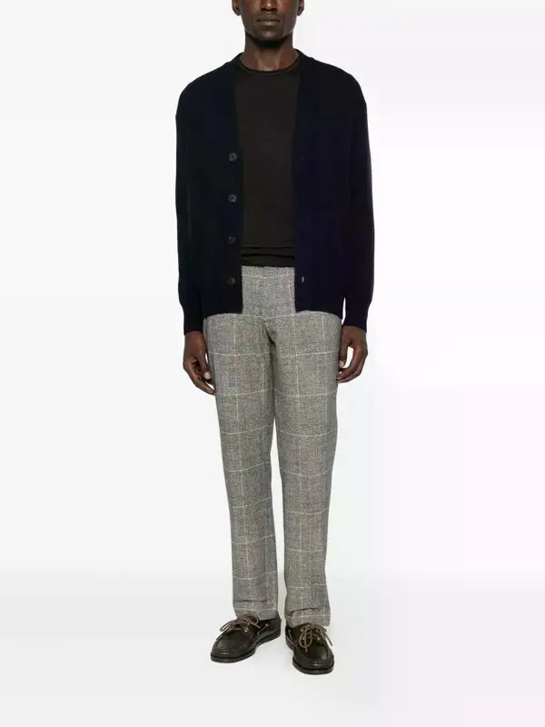 GRAN SASSO V-neck Buttoned Wool Cardigan