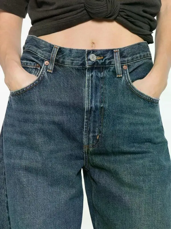AGOLDE Panelled Regenerative Cotton Jeans - Blue