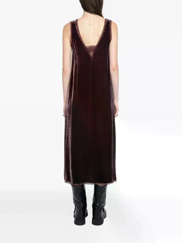 Zadig&Voltaire Lace-insert Midi Dress