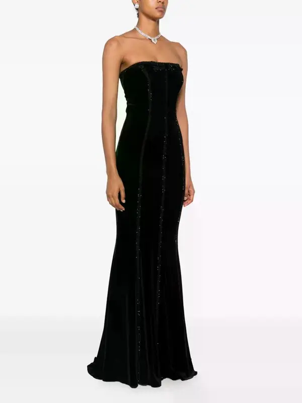 NISSA Embellished Maxi Dress