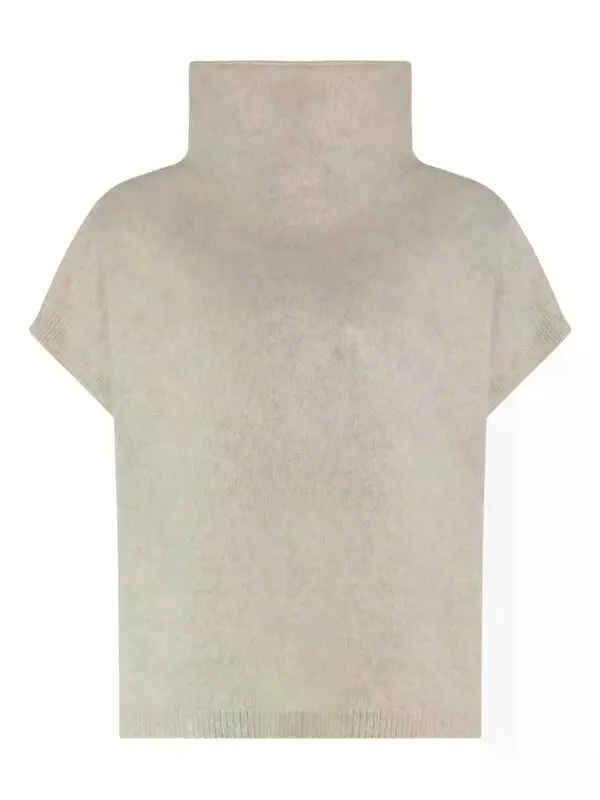 P.a.r.o.s.h Ribbed High-neck Wool Sweater - Neutrals