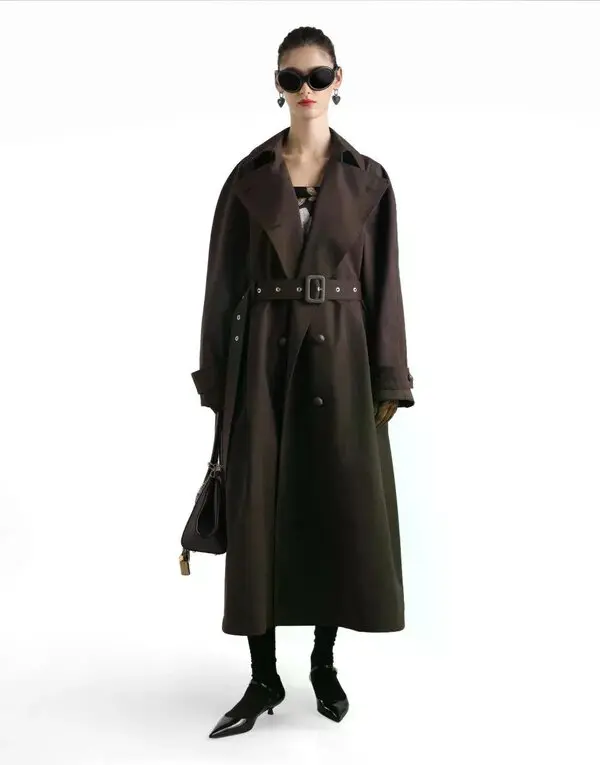 Dolce & Gabbana Double-breasted Belted Coat