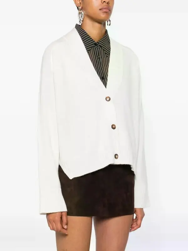 Loulou De Saison Button-fastening Ribbed Cardigan