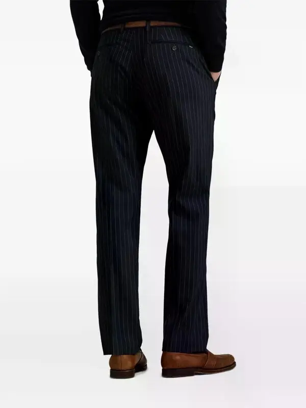 Polo Ralph Lauren Pinstriped Flat-front Trousers