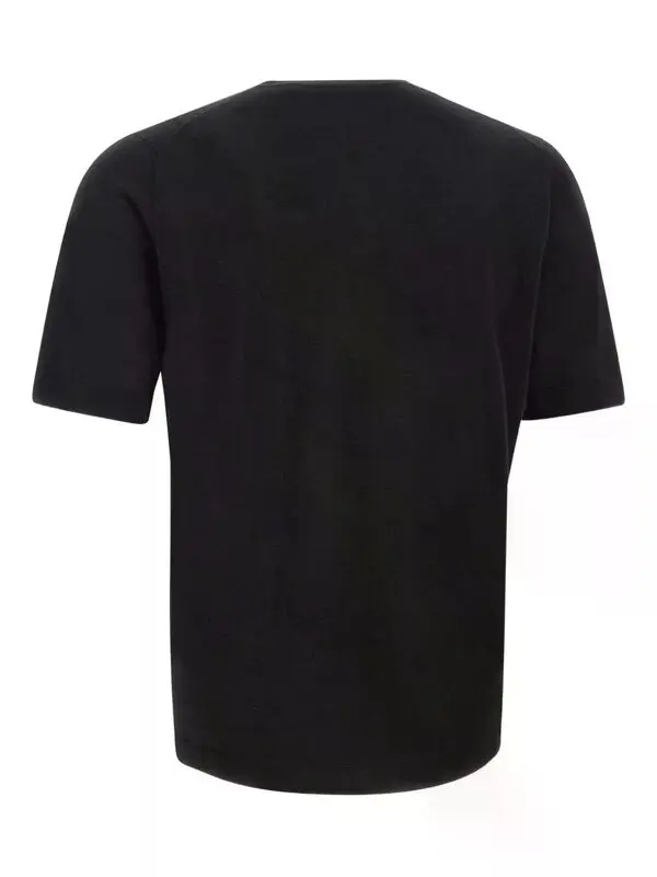 FILIPPO DE LAURENTIIS Short-sleeve Wool-blend T-shirt