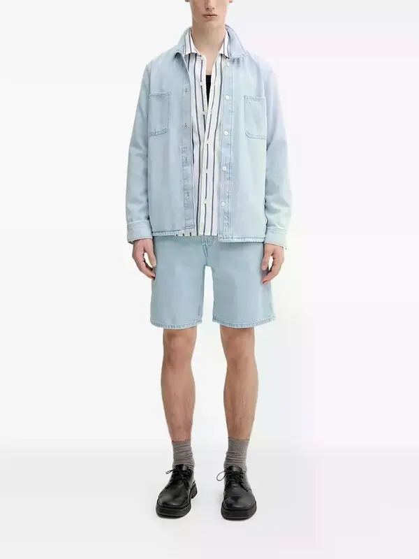 Marc O'polo Embroidered-logo Denim Shirt
