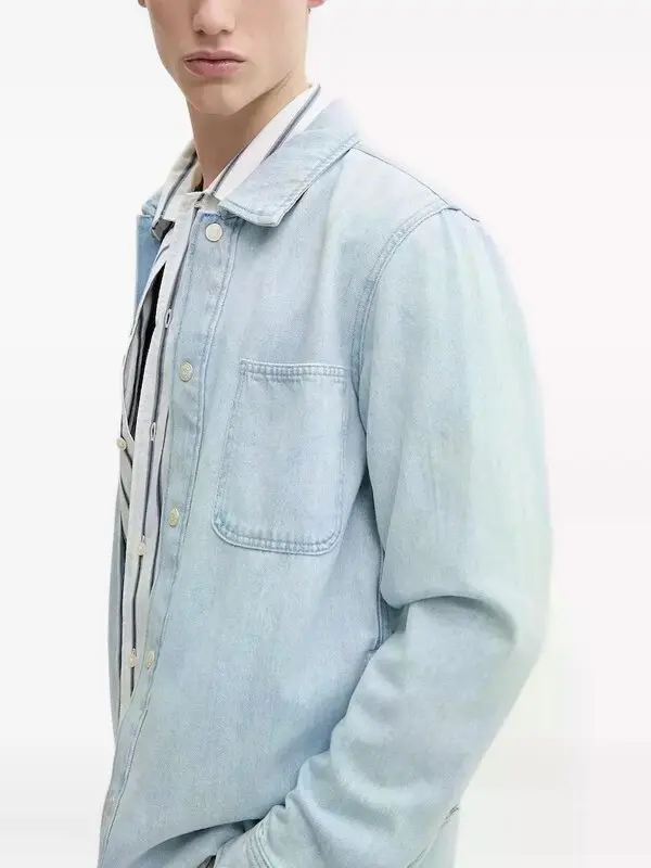 Marc O'polo Embroidered-logo Denim Shirt
