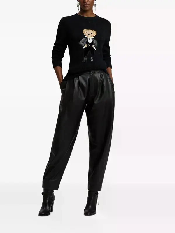 Ralph Lauren Metallic Bear Crew Neck Jumper